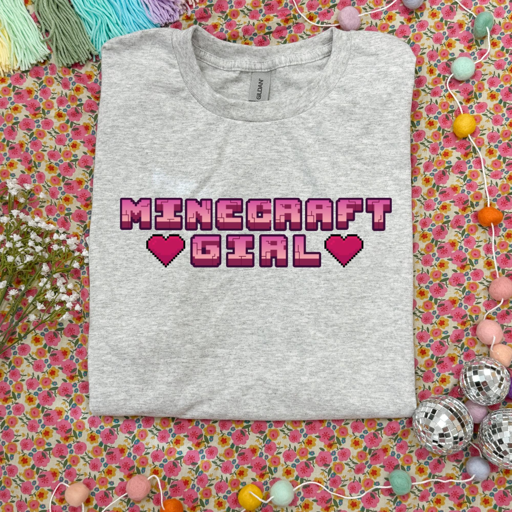 Pink Minecraft Girl Pixel PNG - Digital Download - Perfect for Any ...