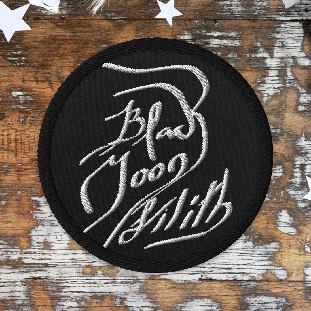 Black Moon Lilith Iron-on Patch - Etsy