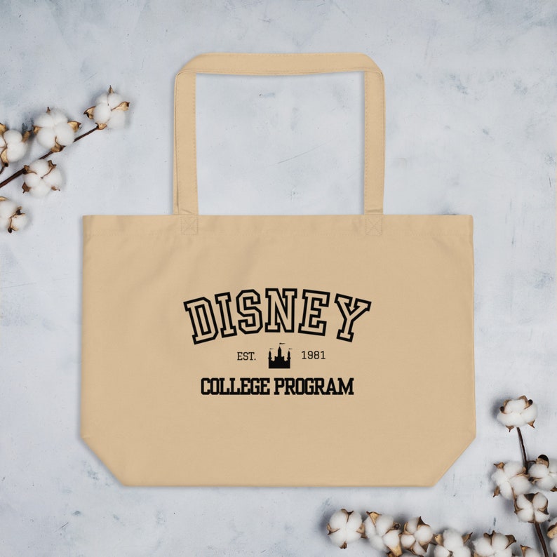 Disney College Program Organic Tote Bag, Disney Tote - Etsy