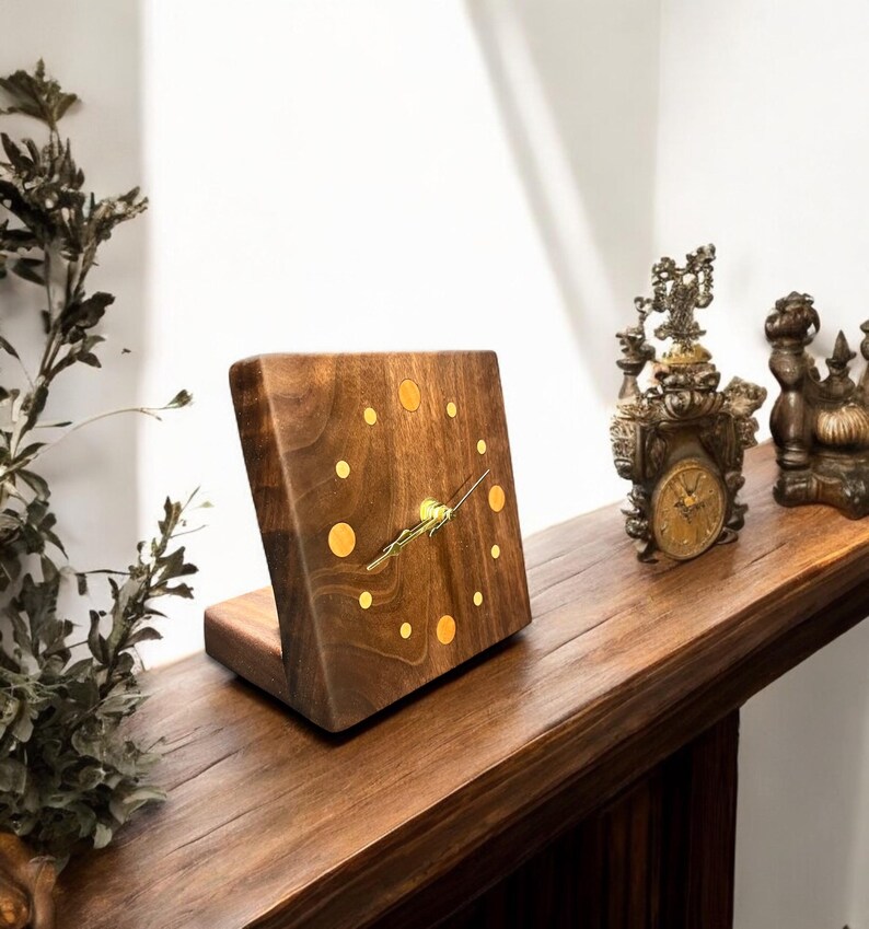 Desk/mantel Clock - Walnut, Hickory, Ambrosia Maple - Etsy