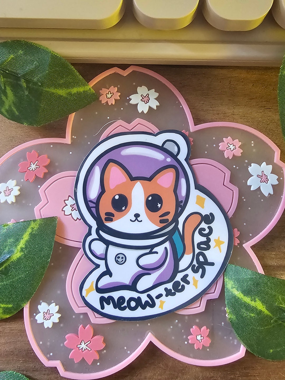 Meow-ter Space Kitty Sticker - Etsy