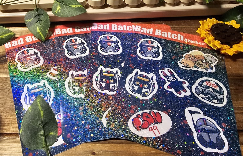 BAD BATCH Sticker Sheet - Etsy