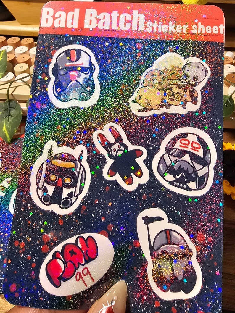 BAD BATCH Sticker Sheet - Etsy