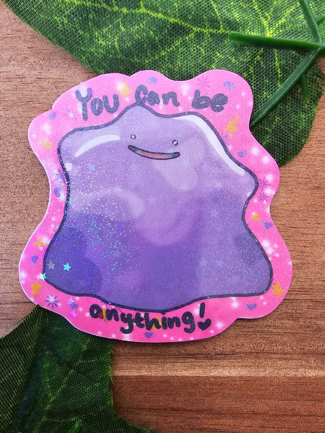 You Can Be Anything Ditto Small Ver. Sticker - Etsy