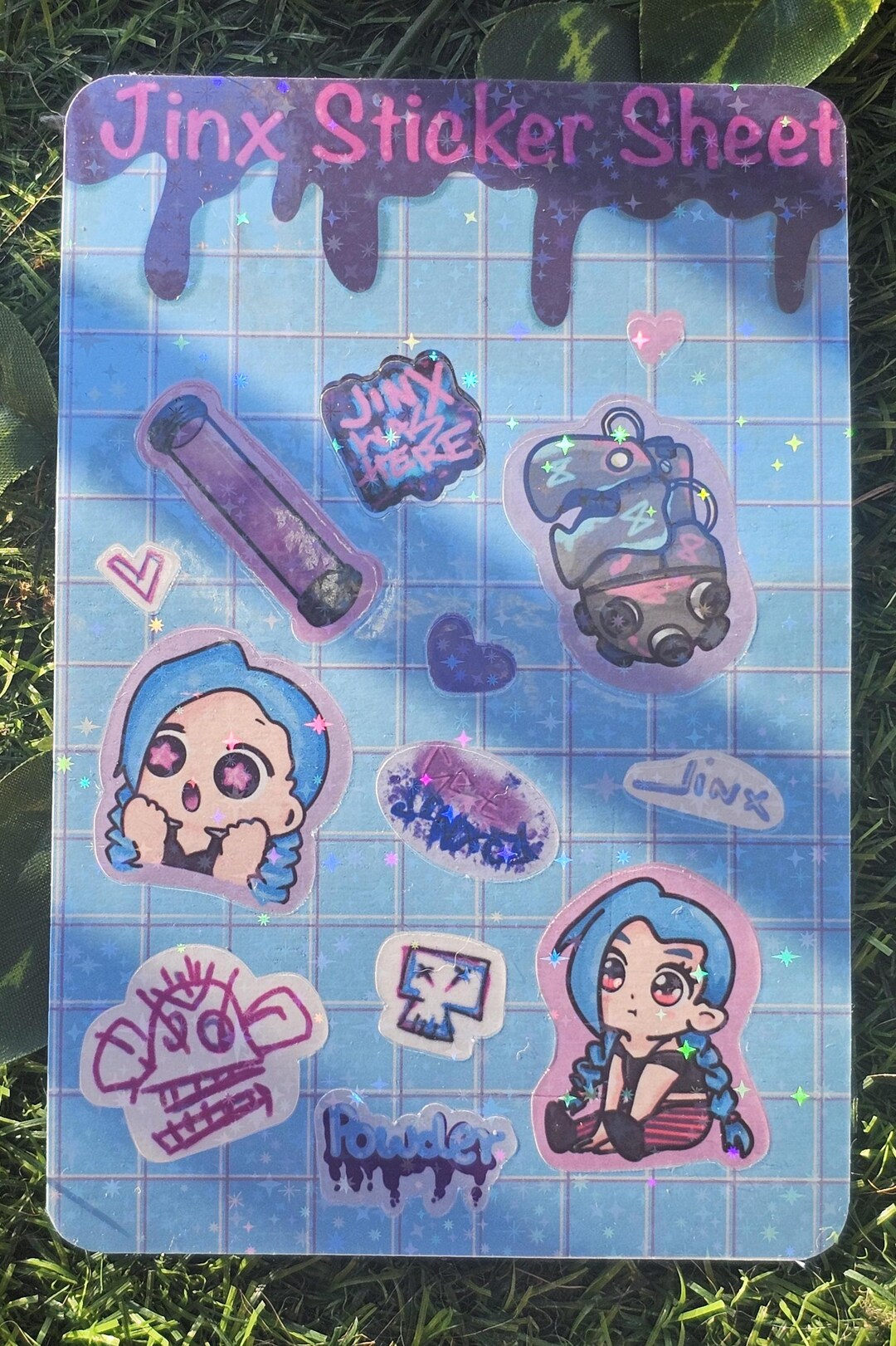 JINX ARCANE Sticker Sheet - Etsy