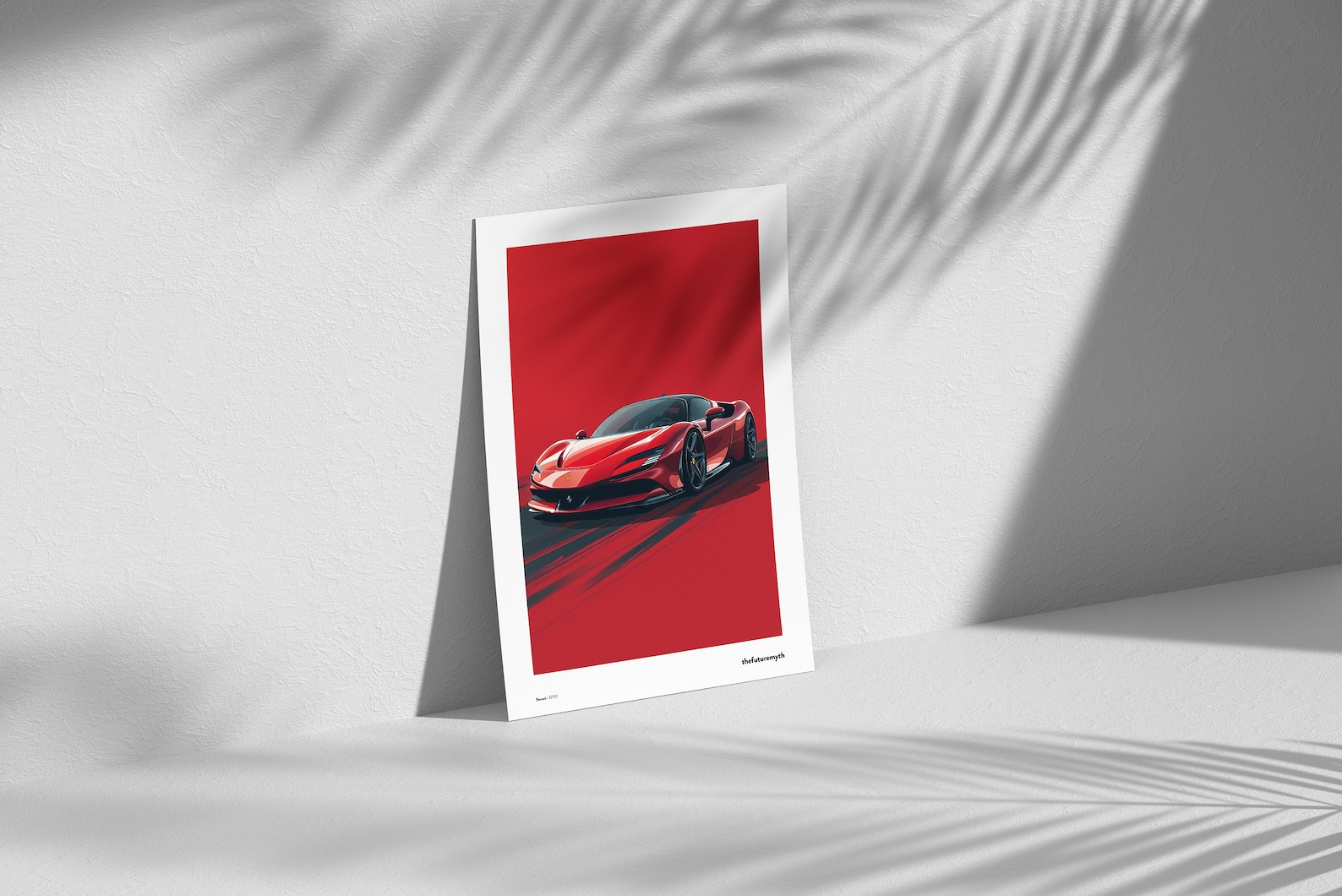 Ferrari SF90, Ferrari Poster, Car Print, Modern Art, Home Decor ...