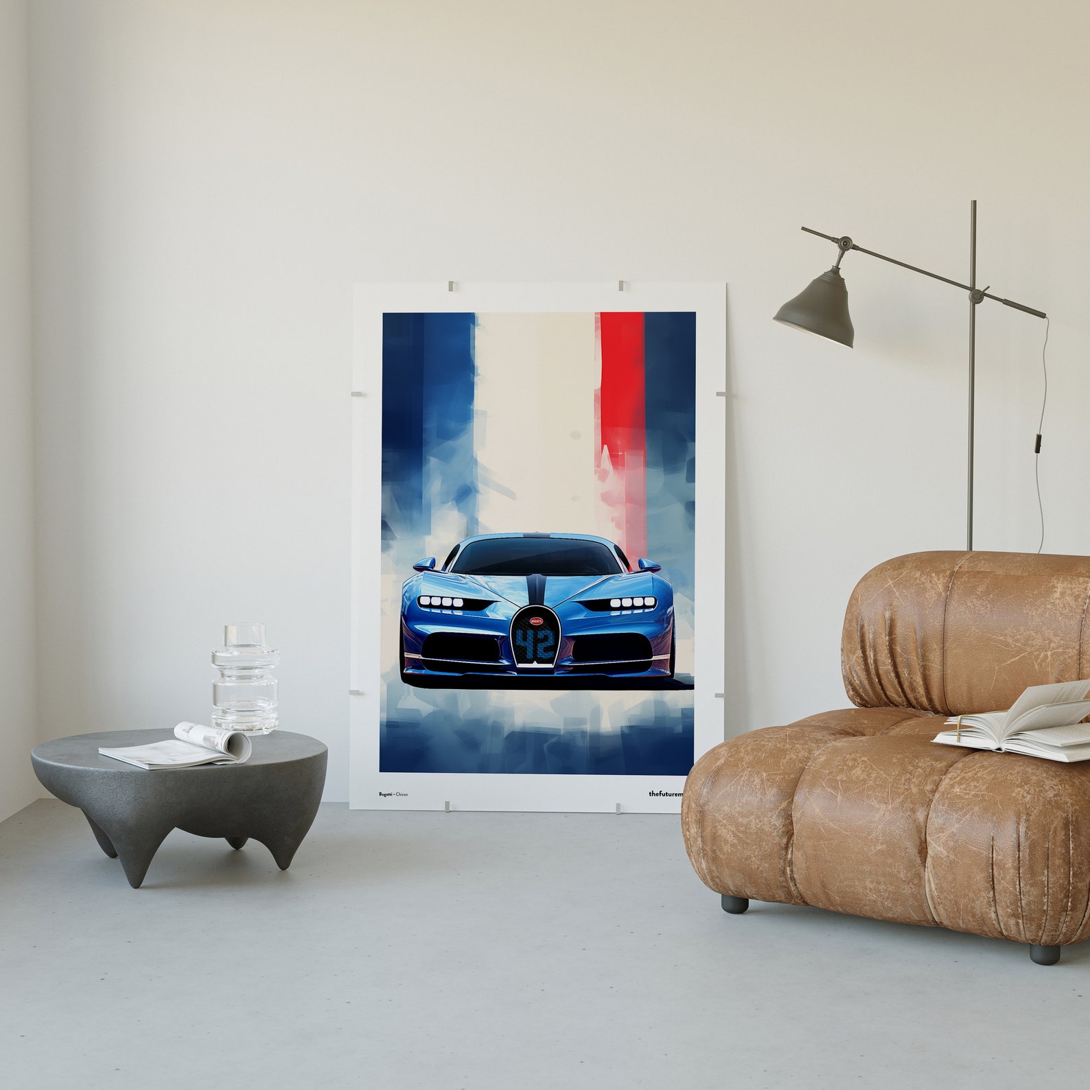 Bugatti Chiron Car Poster French Bugatti Poster Car Print Modern Art ...