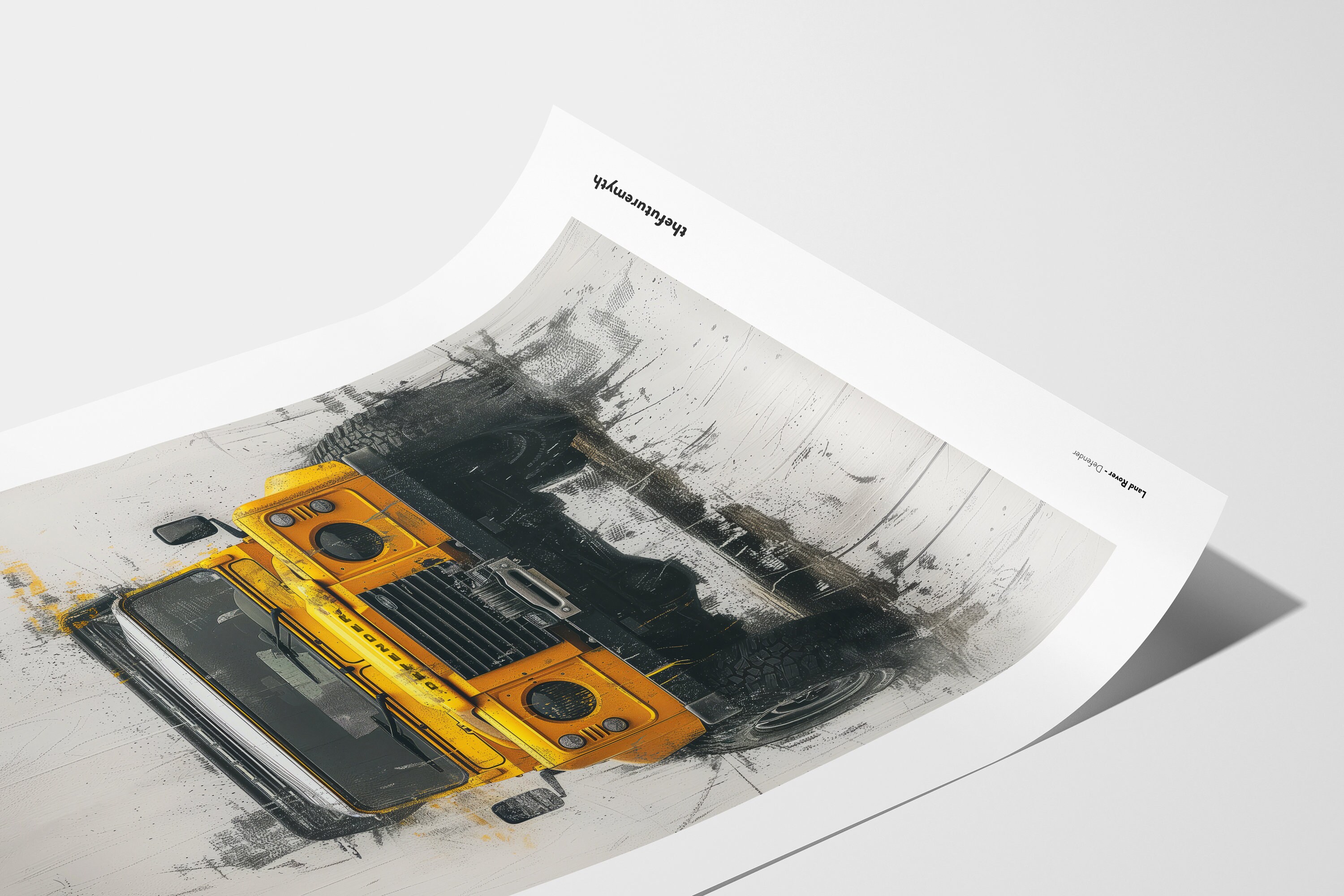 Land Rover Defender Poster Range Rover Poster Car Print Land Rover ...