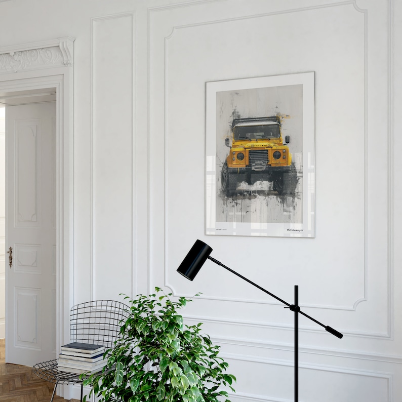 Land Rover Defender Poster Range Rover Poster Car Print Land Rover ...