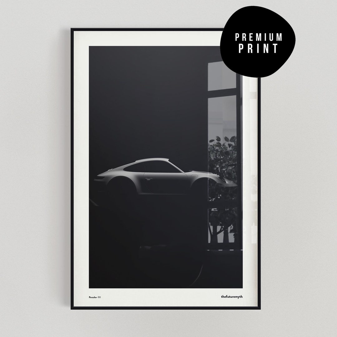 Porsche 911 Poster Porsche Wall Art Car Print Car Poster Super Car ...