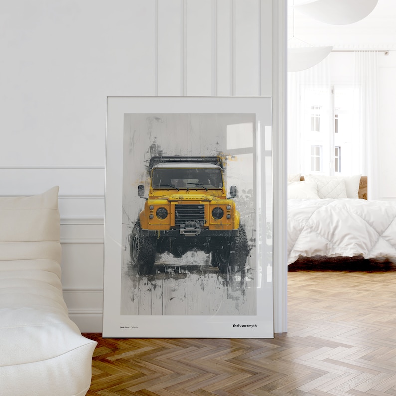 Land Rover Defender Poster Range Rover Poster Car Print Land Rover ...