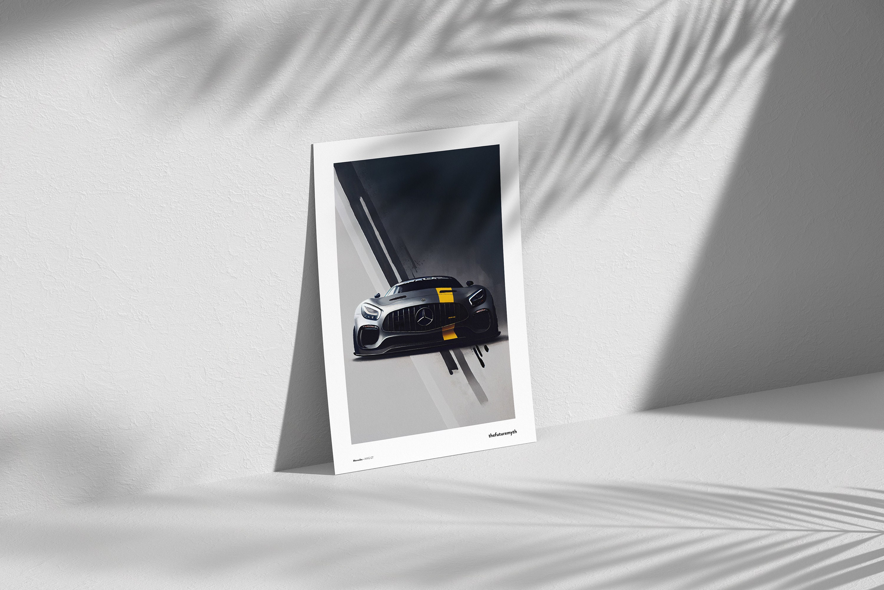 Mercedes AMG GT Car Poster, Wall Art, Poster, Car Print, Modern Art ...