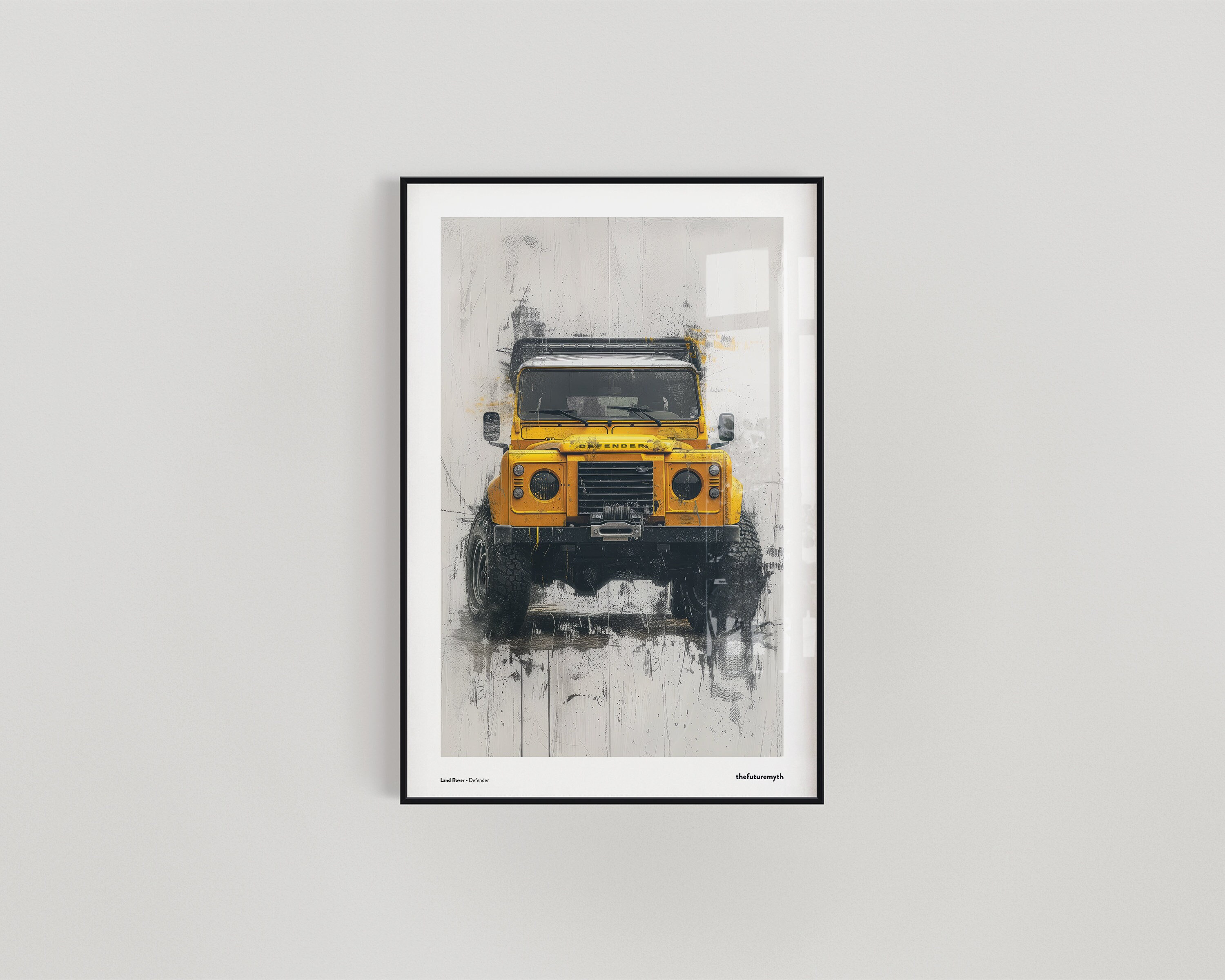 Land Rover Defender Poster Range Rover Poster Car Print Land Rover ...