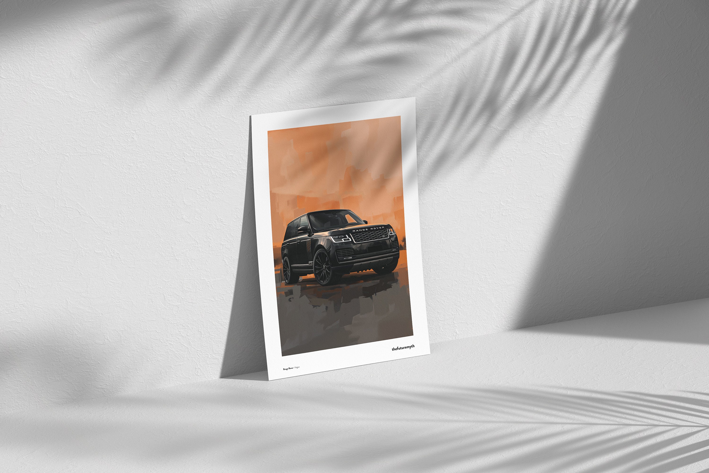 Land Rover Range Rover Vogue Automotive Wall Art Range Rover Poster Car ...