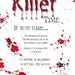 Editable Killer Time Party Invite - Etsy