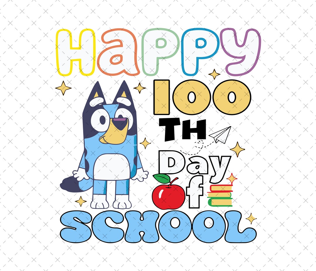 Cartoon Dog 100 Days of School PNG, 100 Days of School Png, Back to ...