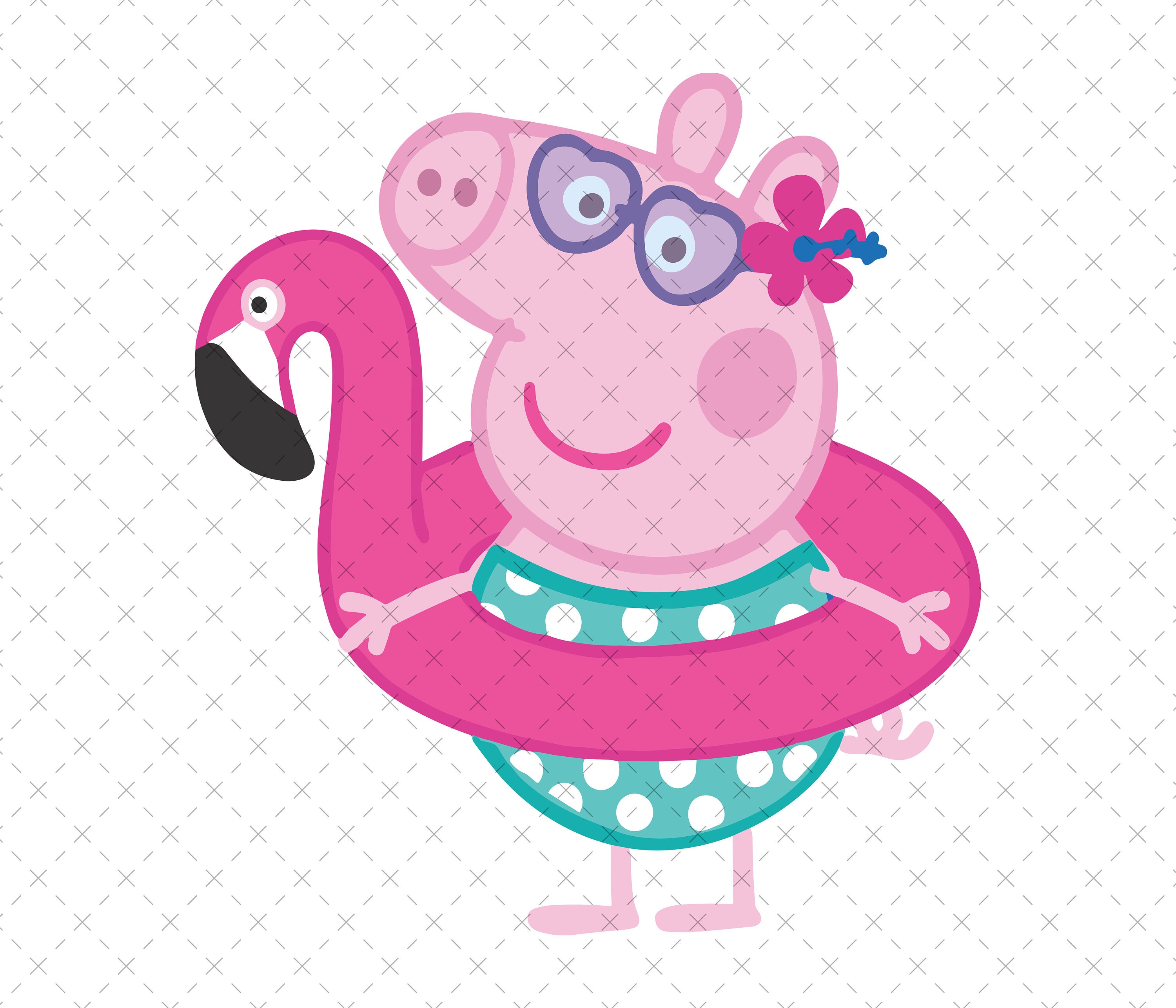 Peppa Pig Día de la Playa PNG, Peppa Pig, Cumpleaños de Peppa Pig ...