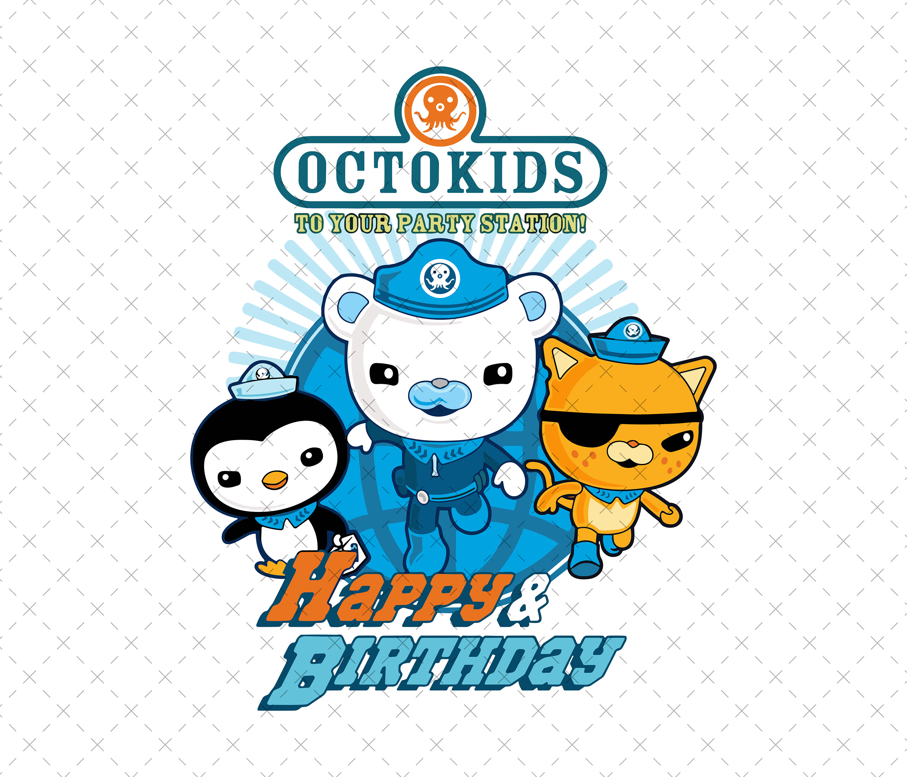 Octonauts Happy Birthday Graphic Svg Happy Birthday Octonauts Barnacles ...
