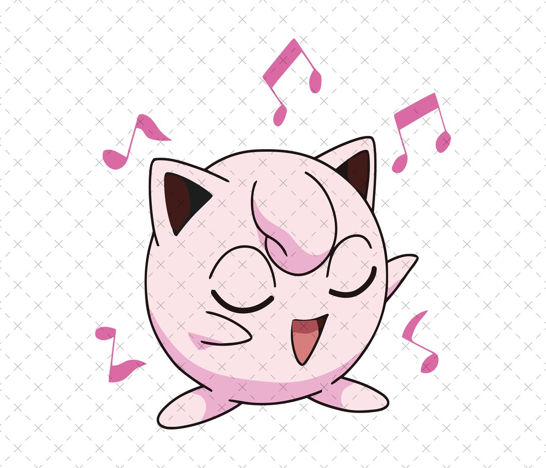 Jigglypuff SVG & PNG, Pokemon SVG, - Etsy