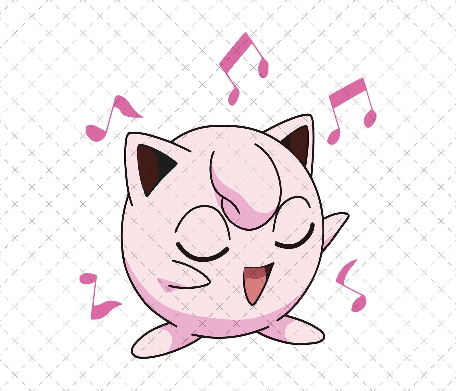 Jigglypuff SVG & PNG, Pokemon SVG, - Etsy