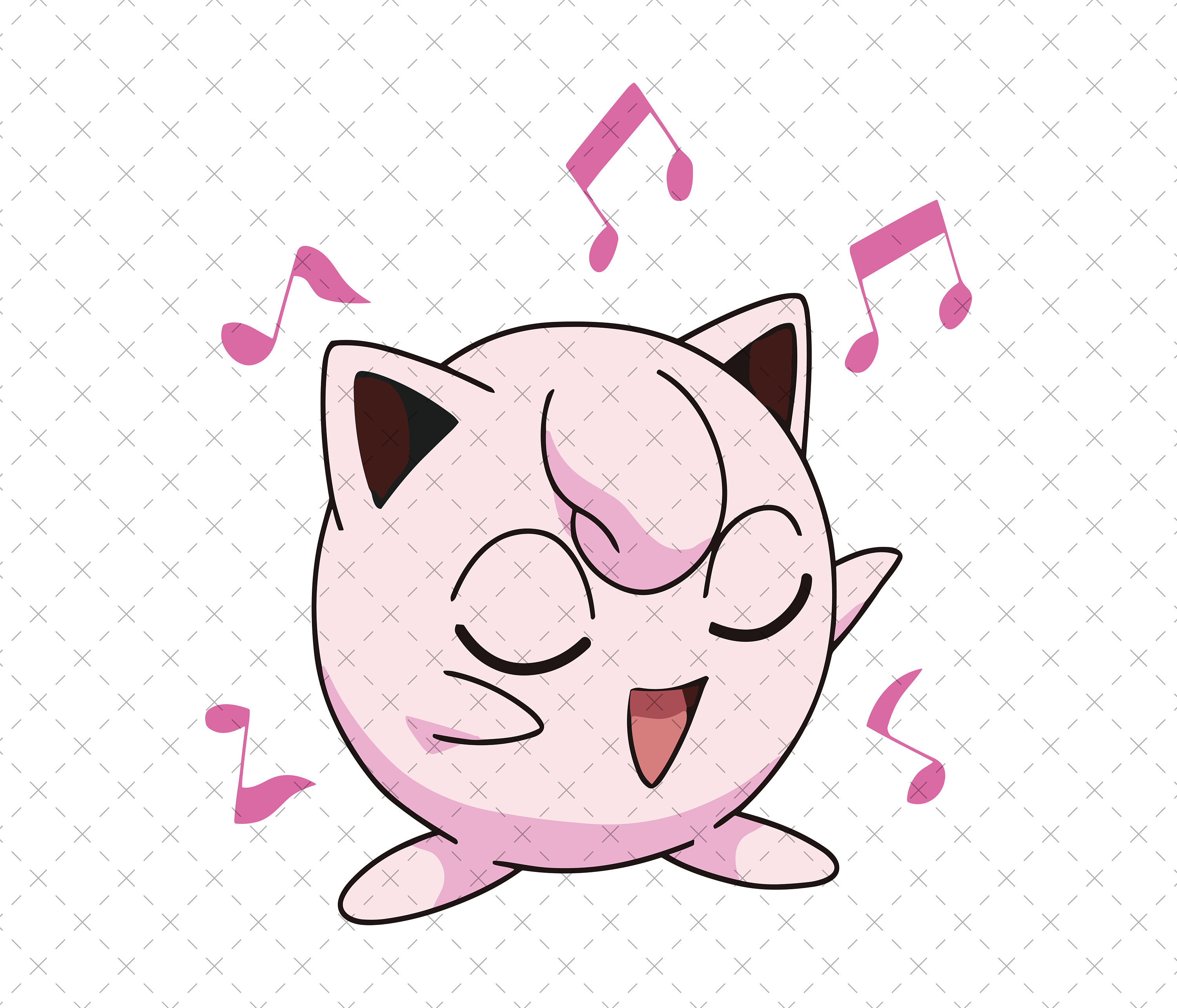 Jigglypuff SVG & PNG, Pokemon SVG, - Etsy