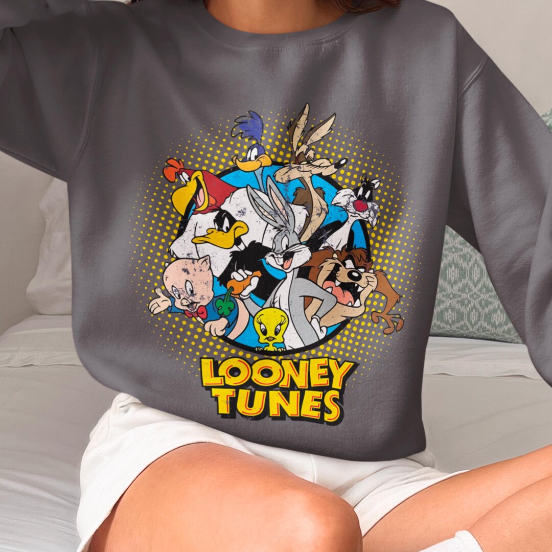 Looney Tunes Sweatshirt 90s Nostalgia Cartoon Tee Nostalgia Shirt ...