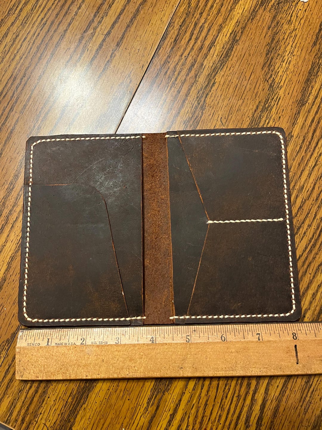 Genuine Water Buffalo Leather “biker” Wallet - Etsy