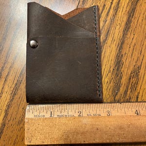 Minimalist Genuine Water Buffalo Wallet - Etsy