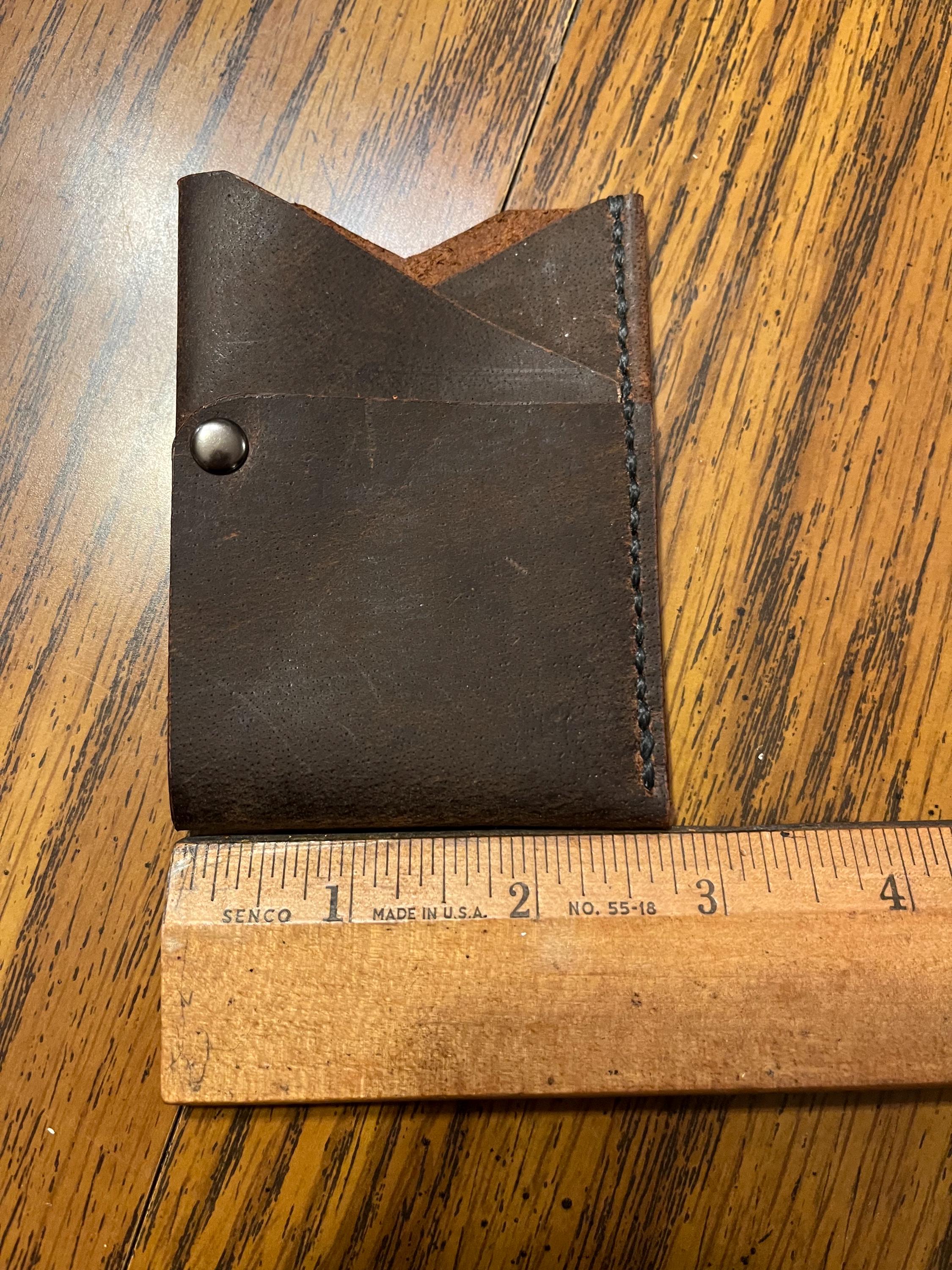 Minimalist Genuine Water Buffalo Wallet - Etsy