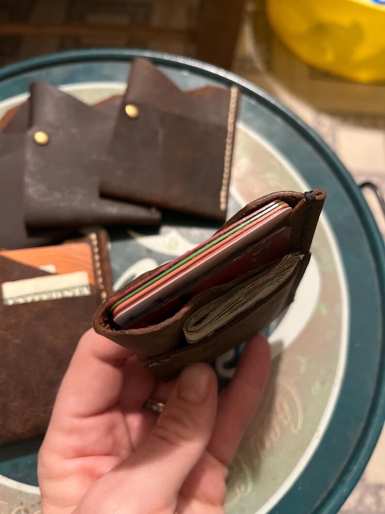Minimalist Genuine Water Buffalo Wallet - Etsy