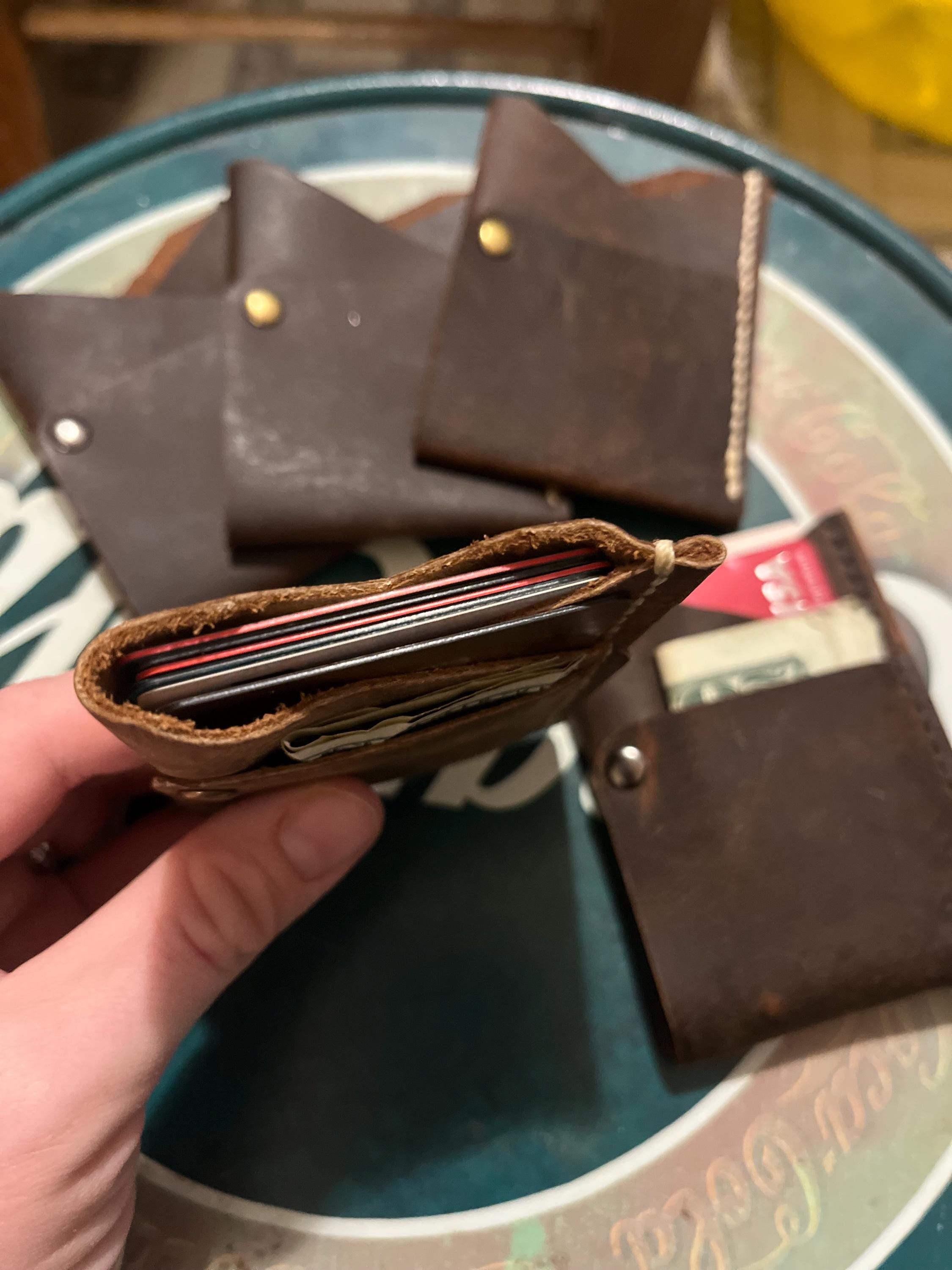 Minimalist Genuine Water Buffalo Wallet - Etsy