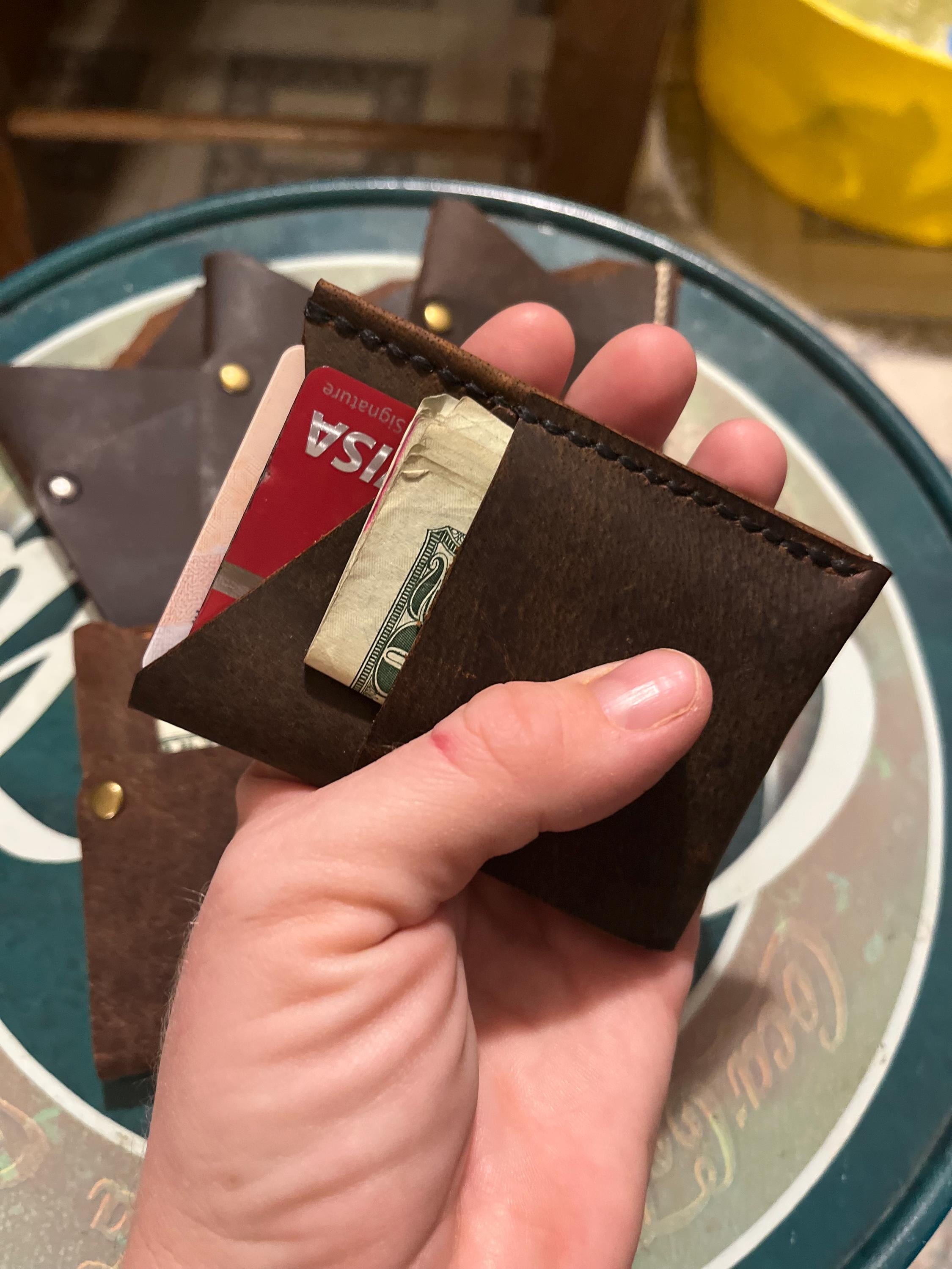 Minimalist Genuine Water Buffalo Wallet - Etsy