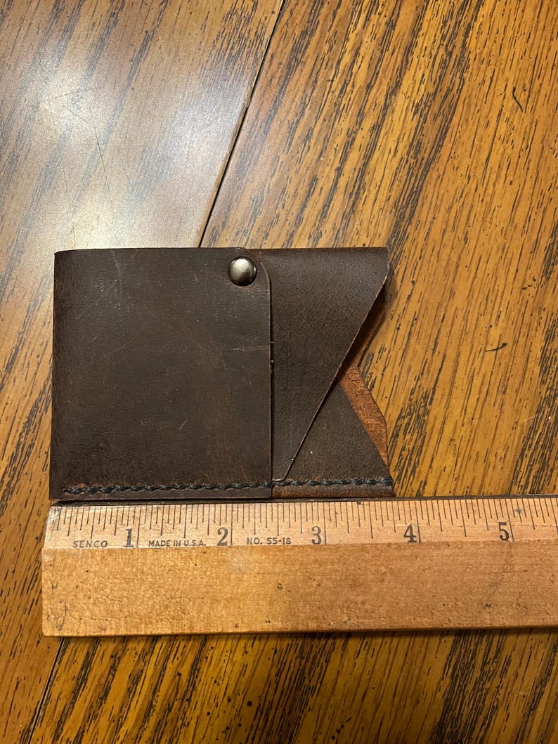 Minimalist Genuine Water Buffalo Wallet - Etsy