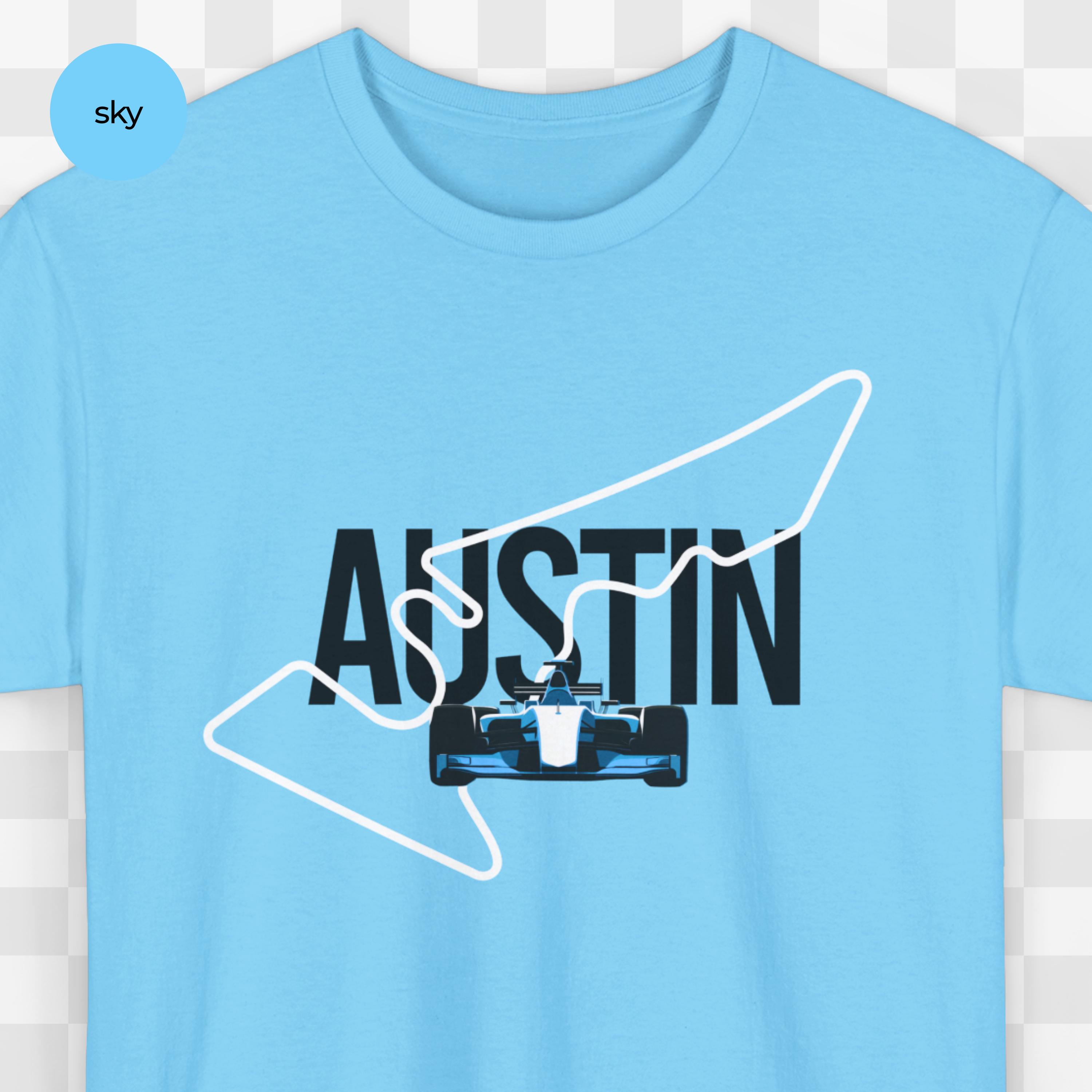 Formula 1 Austin Tshirt F1 Austin Circuit USA Shirt Formula One Austin ...
