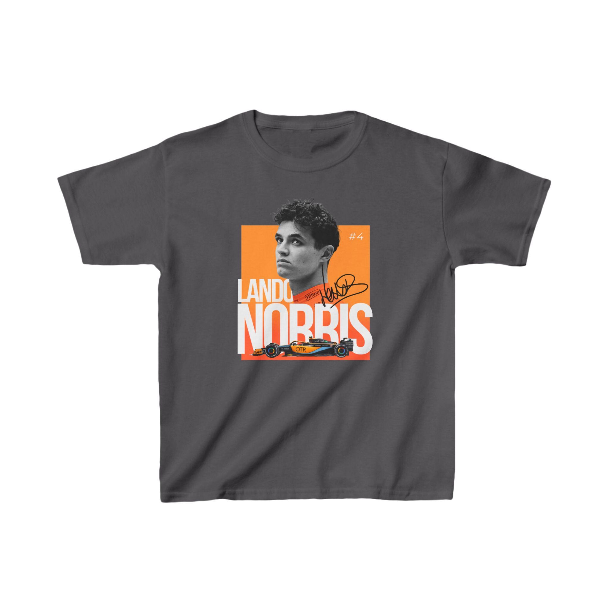 Lando Norris Formula 1 Kids Tee, Children's T-shirt, Youth Racing Shirt ...