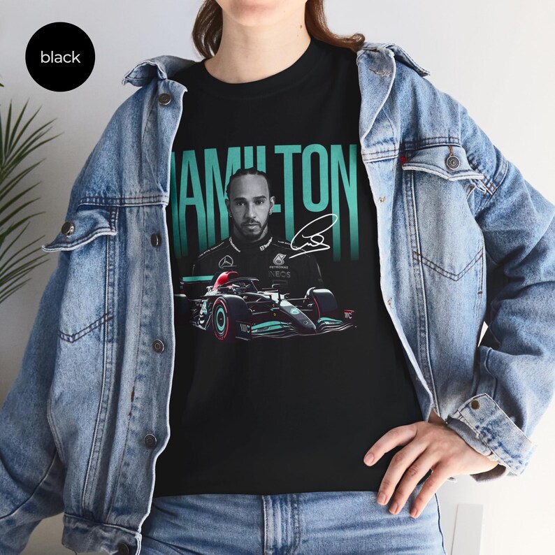 Formula One Lewis Hamilton Tshirt Formula 1 Lewis Hamilton Shirt F1 ...