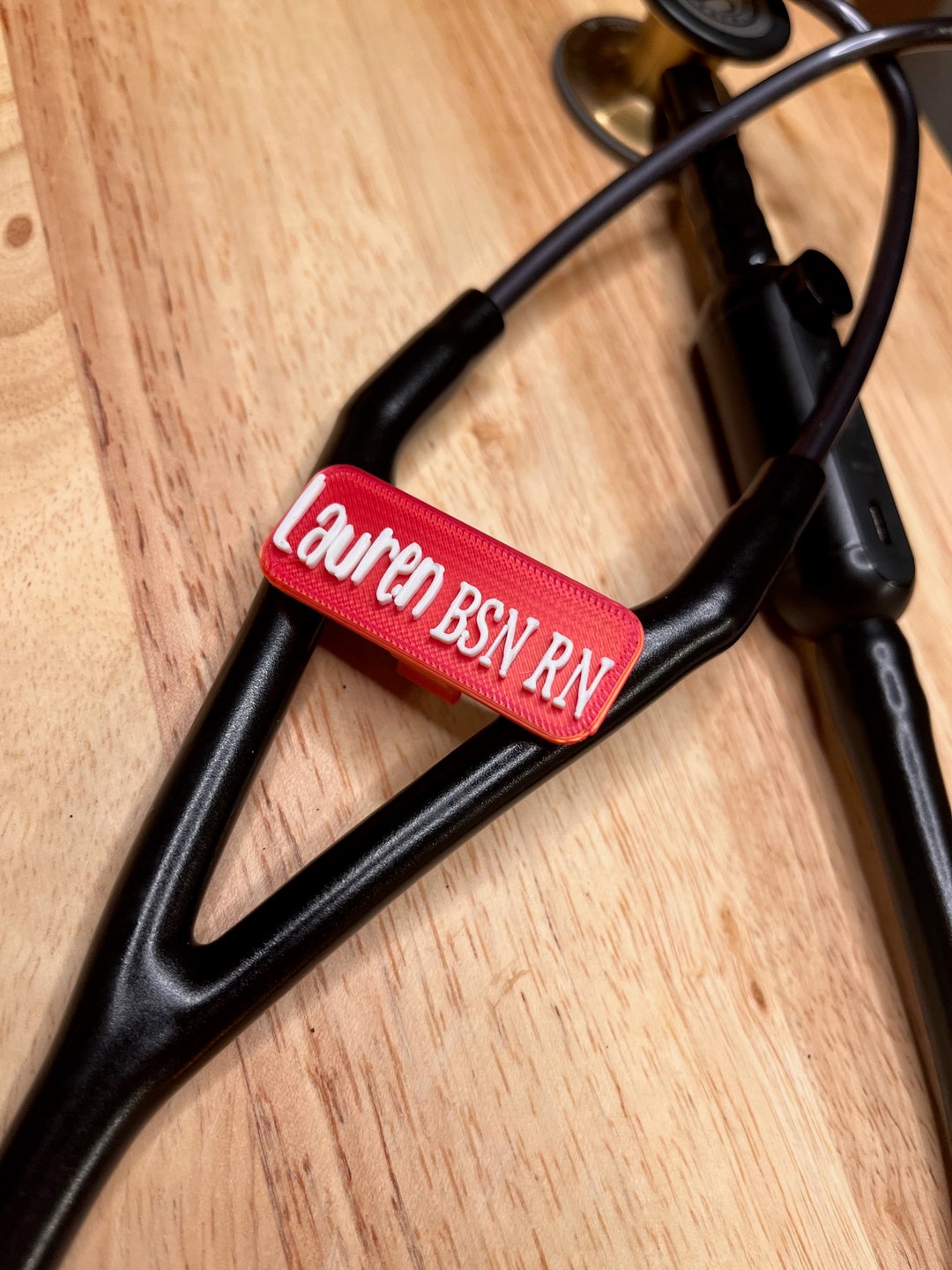 Custom Stethoscope Nameplate/name Tag/badge - Etsy