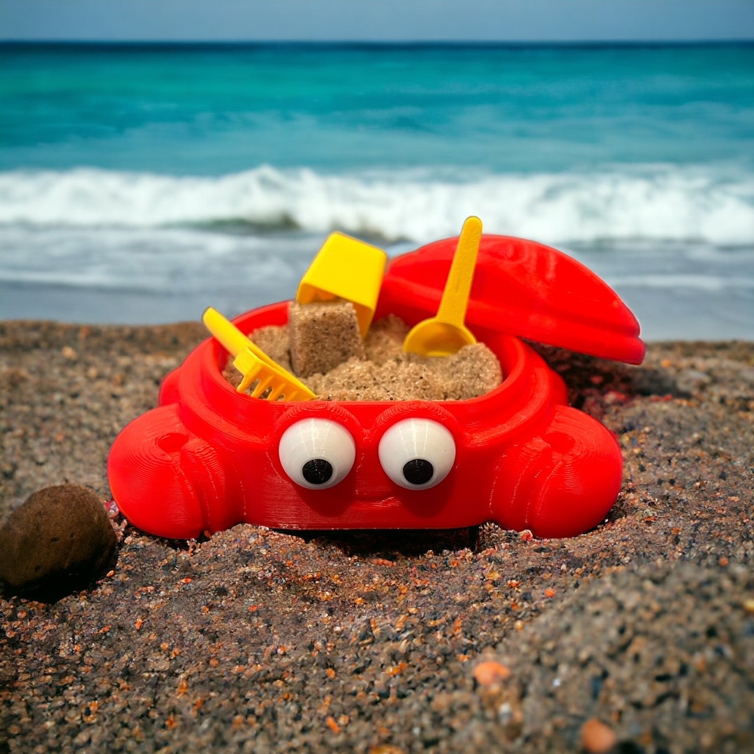 Nostalgic Little Tikes Cute Crab/crabbie Sandbox Desktop Zen Garden ...