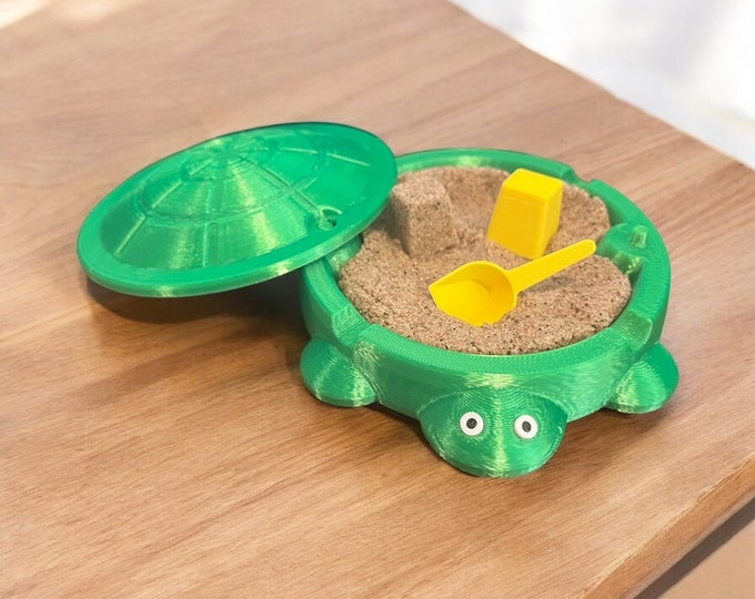 Desktop Nostalgic Playground Turtle Sandbox Set Comes With Tools and ...