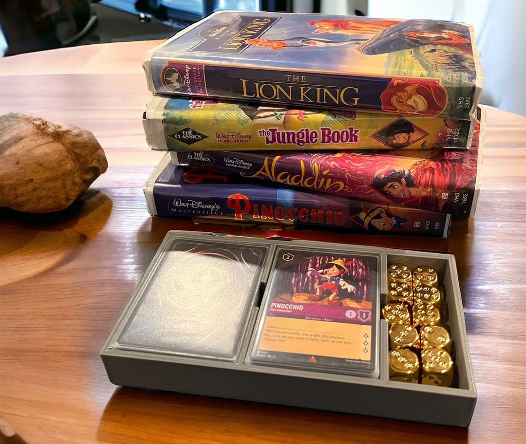 VHS Case Deck Box Insert for Lorcana, MTG, Magic the Gathering, Pokemon ...