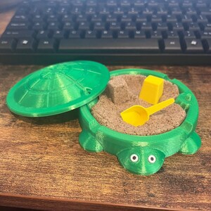 Desktop Nostalgic Playground Turtle Sandbox Set Comes With Tools and ...