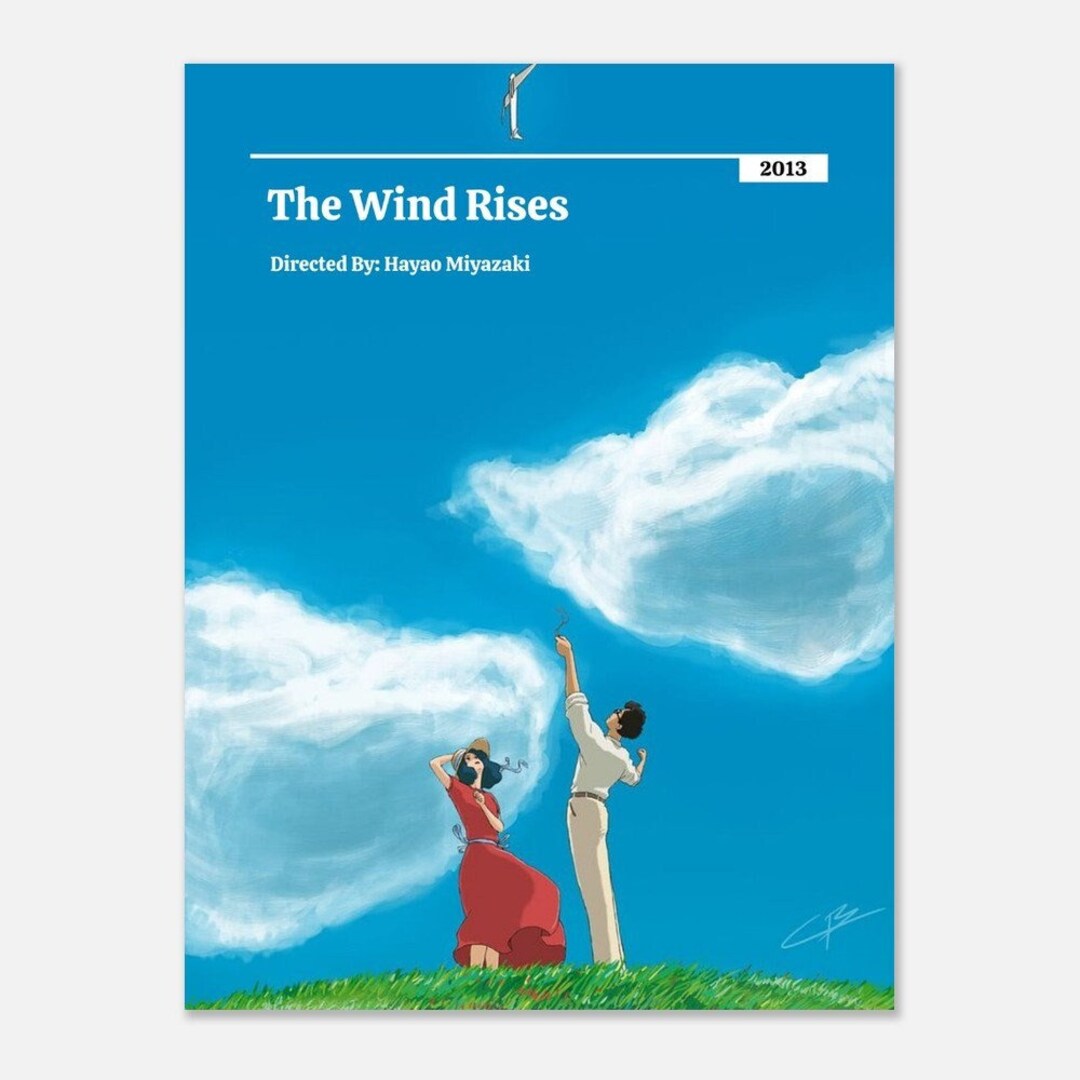 The Wind Rises Poster Ghibli Poster - Etsy