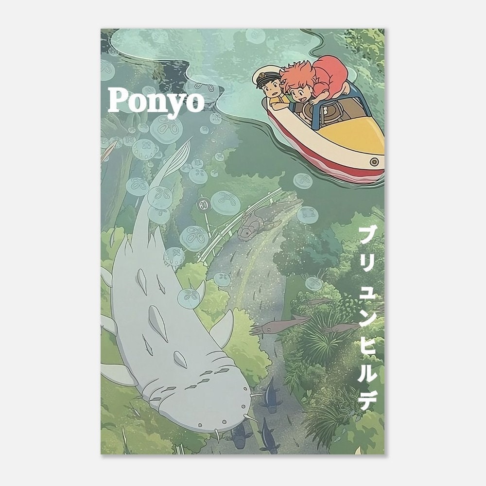 Ponyo Poster Cute Ponyo Poster Ghibli Poster - Etsy Canada