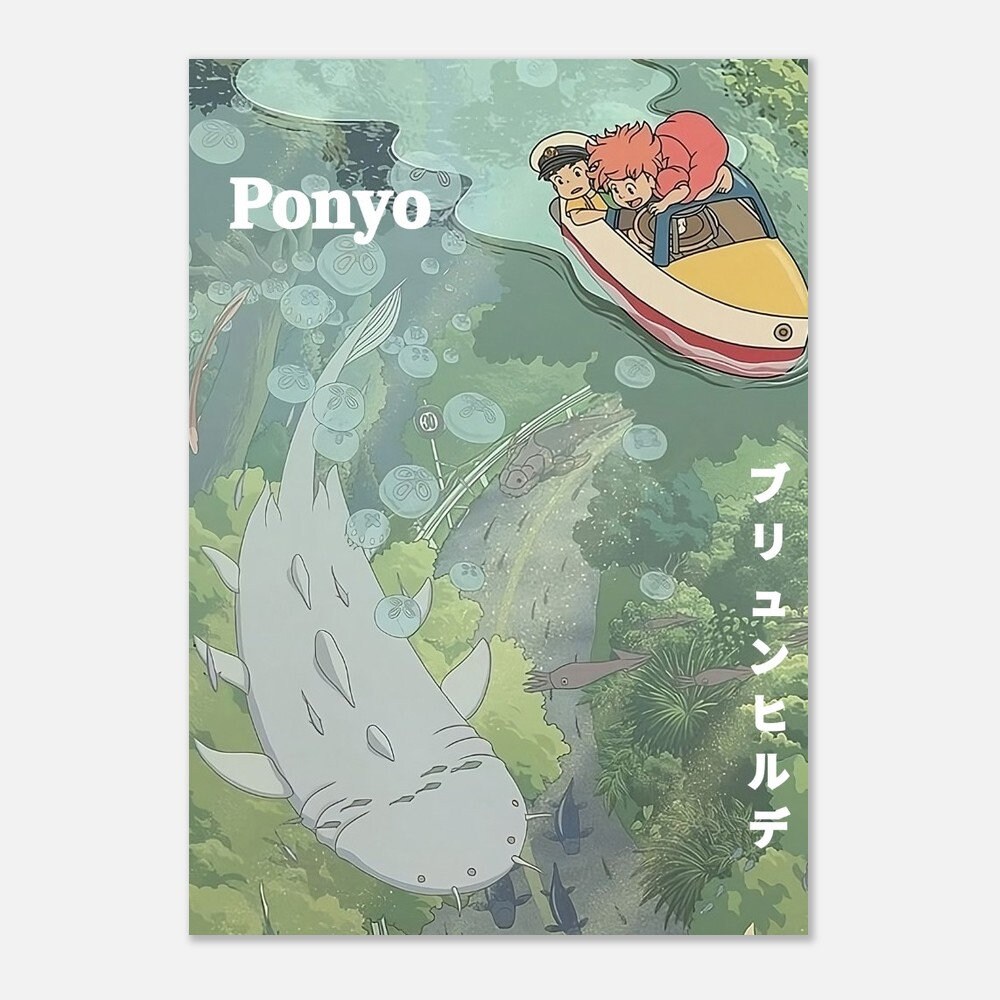 Ponyo Poster Cute Ponyo Poster Ghibli Poster - Etsy Canada