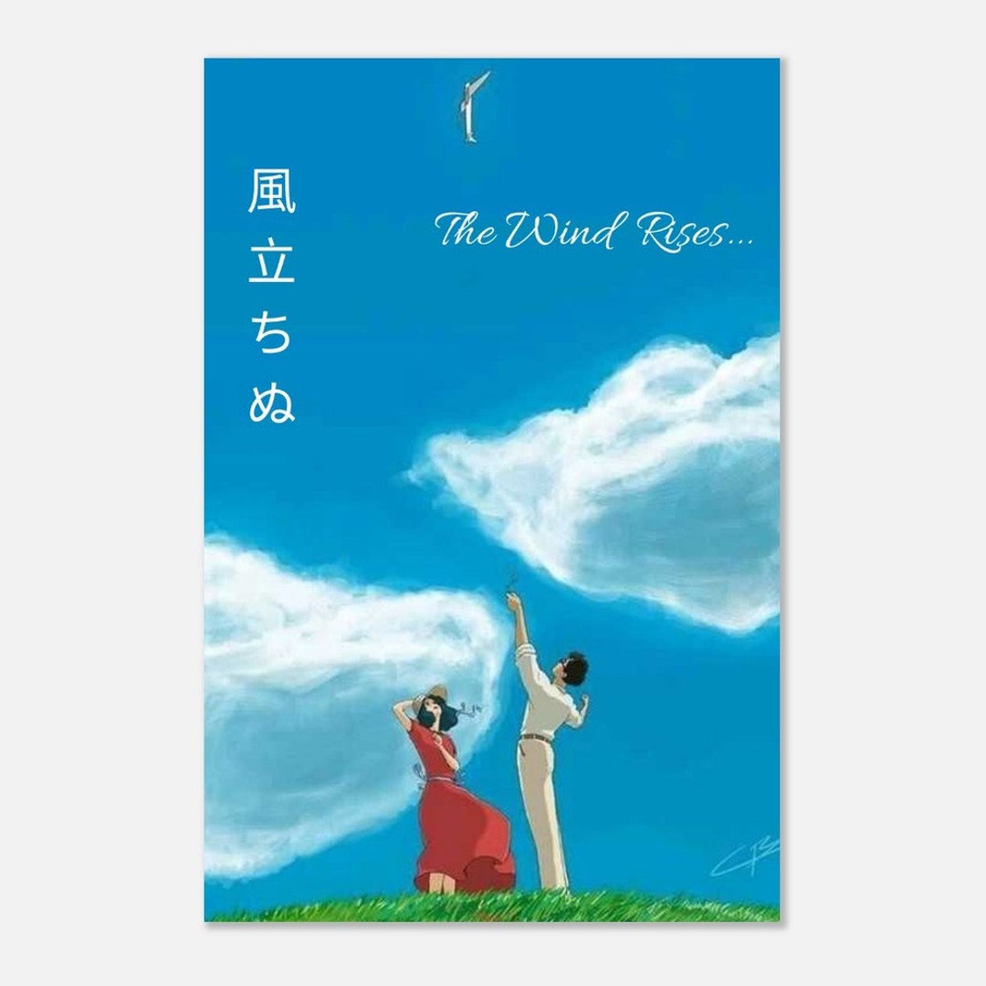 The Wind Rises Poster Ghibli Poster - Etsy