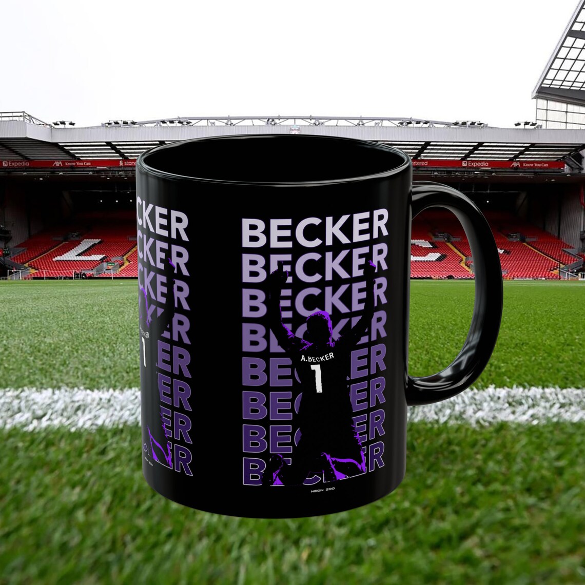 Alisson Becker Celebration Mug Liverpool FC - Etsy