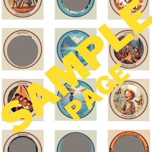 Camping With Kids Adventure Merit Badge Booklet Earn Badges to Stick in ...