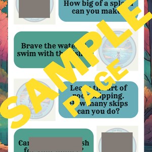 Camping With Kids Adventure Merit Badge Booklet Earn Badges to Stick in ...