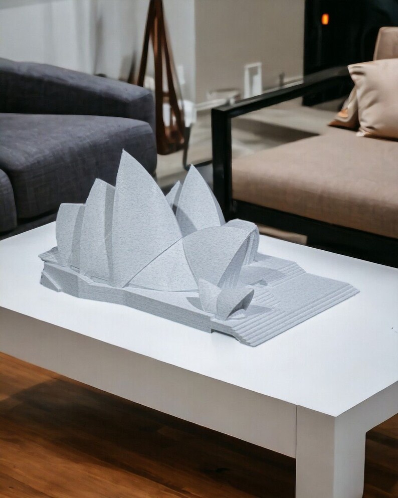 The Sydney Opera House 3D Printed Model Landmark Home Decor ...