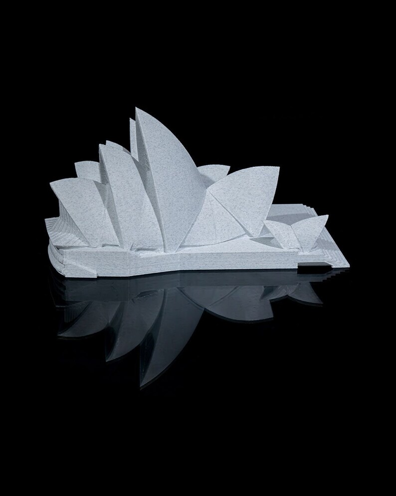 The Sydney Opera House 3D Printed Model Landmark Home Decor ...